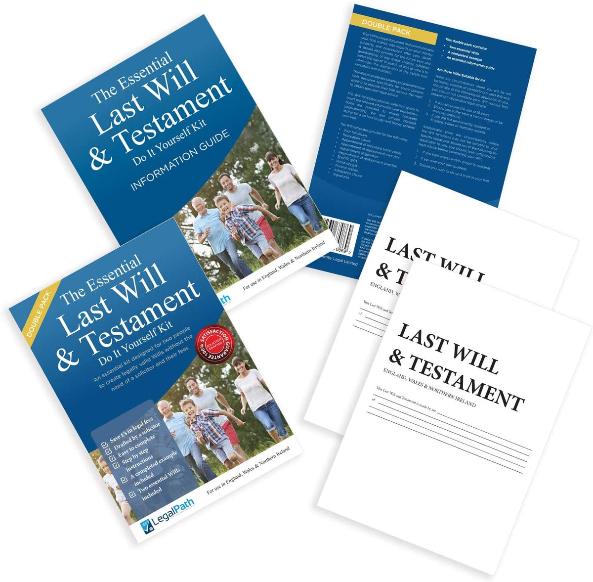 Double Essential Last Will and Testament Will Kit For Couples | LegalPath
