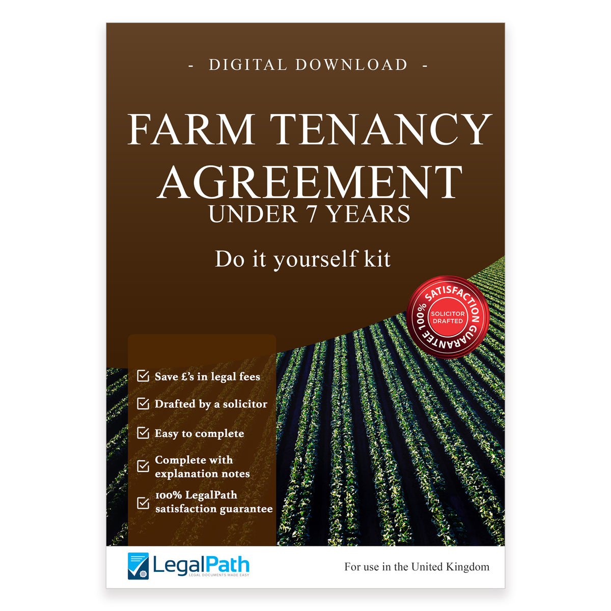 Farm Tenancy Agreement Template - Under 7 Years | LegalPath