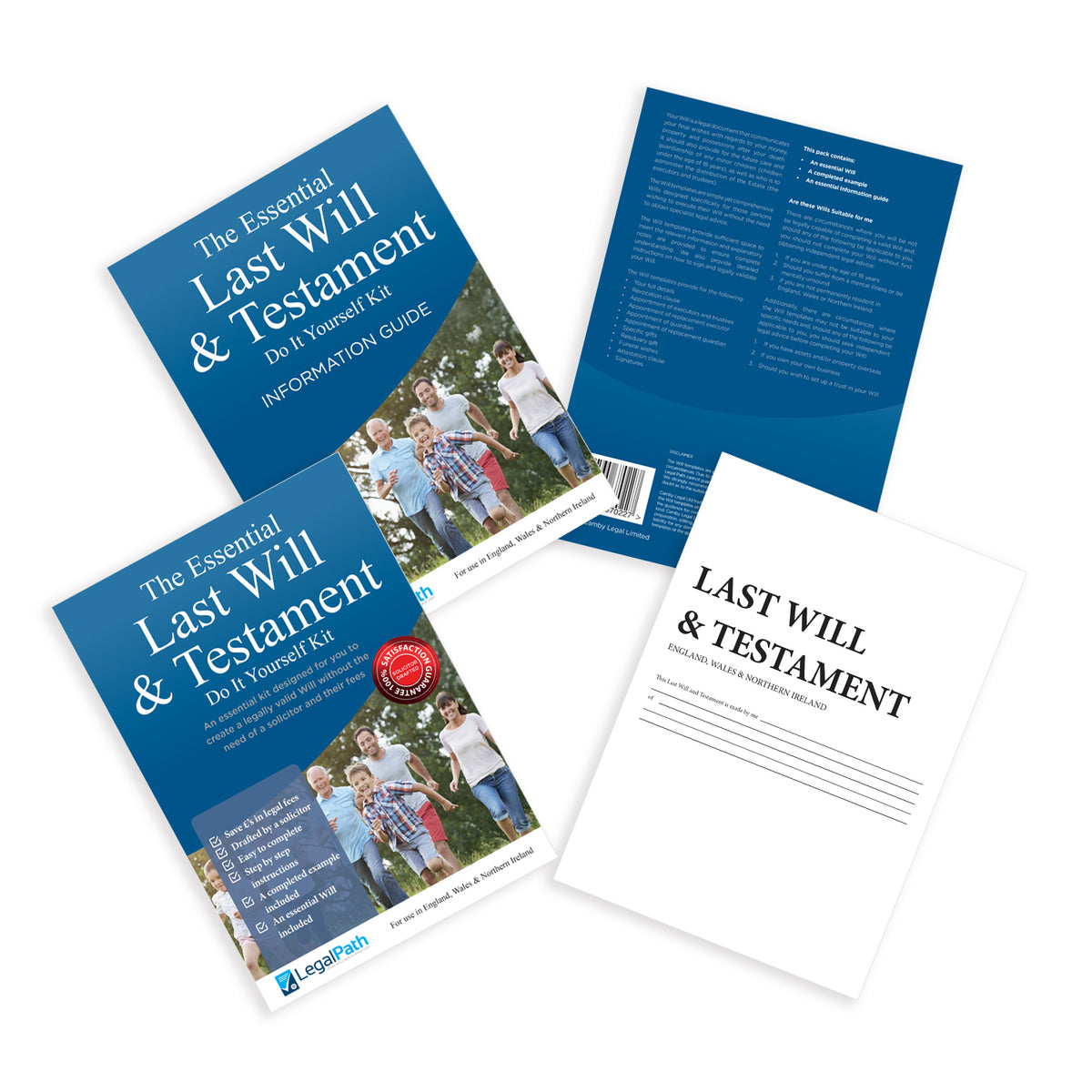 Essential Last Will & Testament Will Kit Template| LegalPath